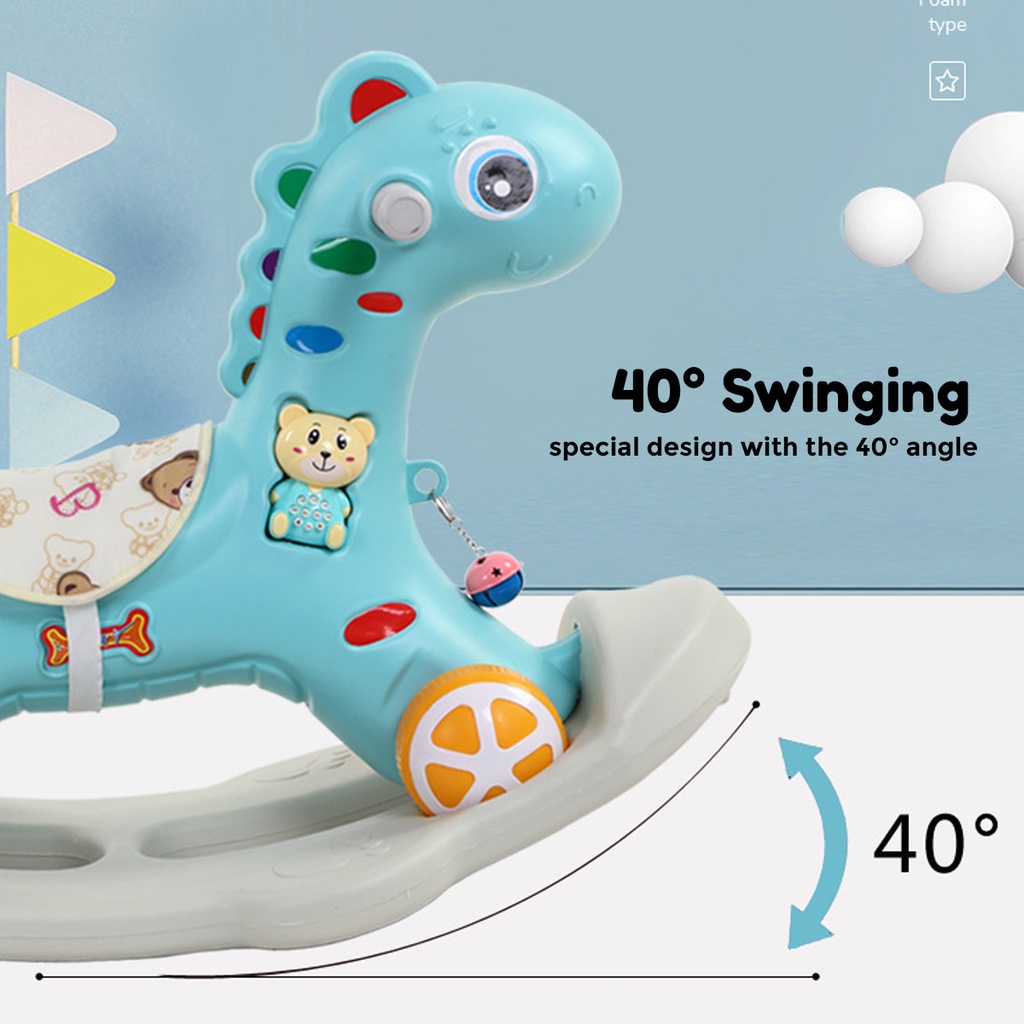 Realeos Rocking Horse Kuda Goyang 2 In 1 Push Car Mainan Budak Kids ...