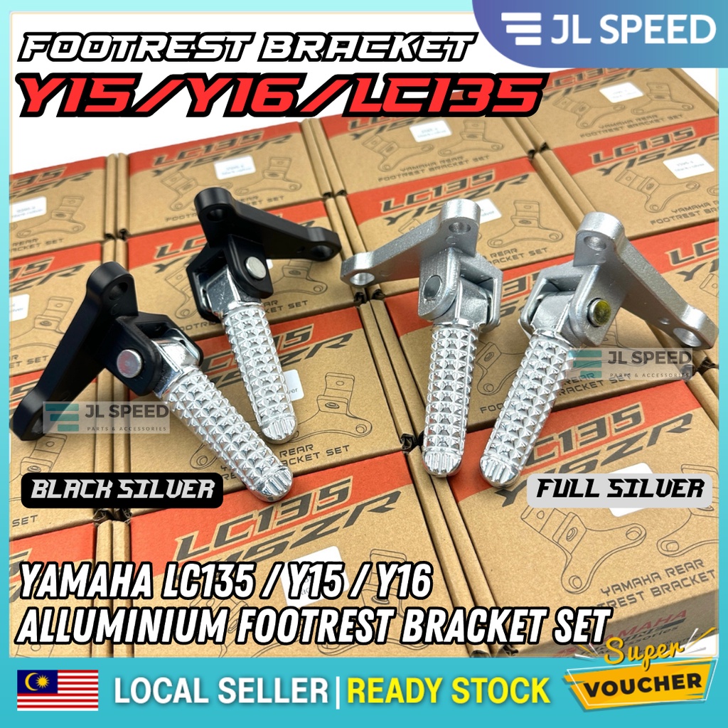 YAMAHA Y15 / Y16 / LC135 V1-V7 / EGO REAR FOOTREST BRACKET SET PEMIJAK ...