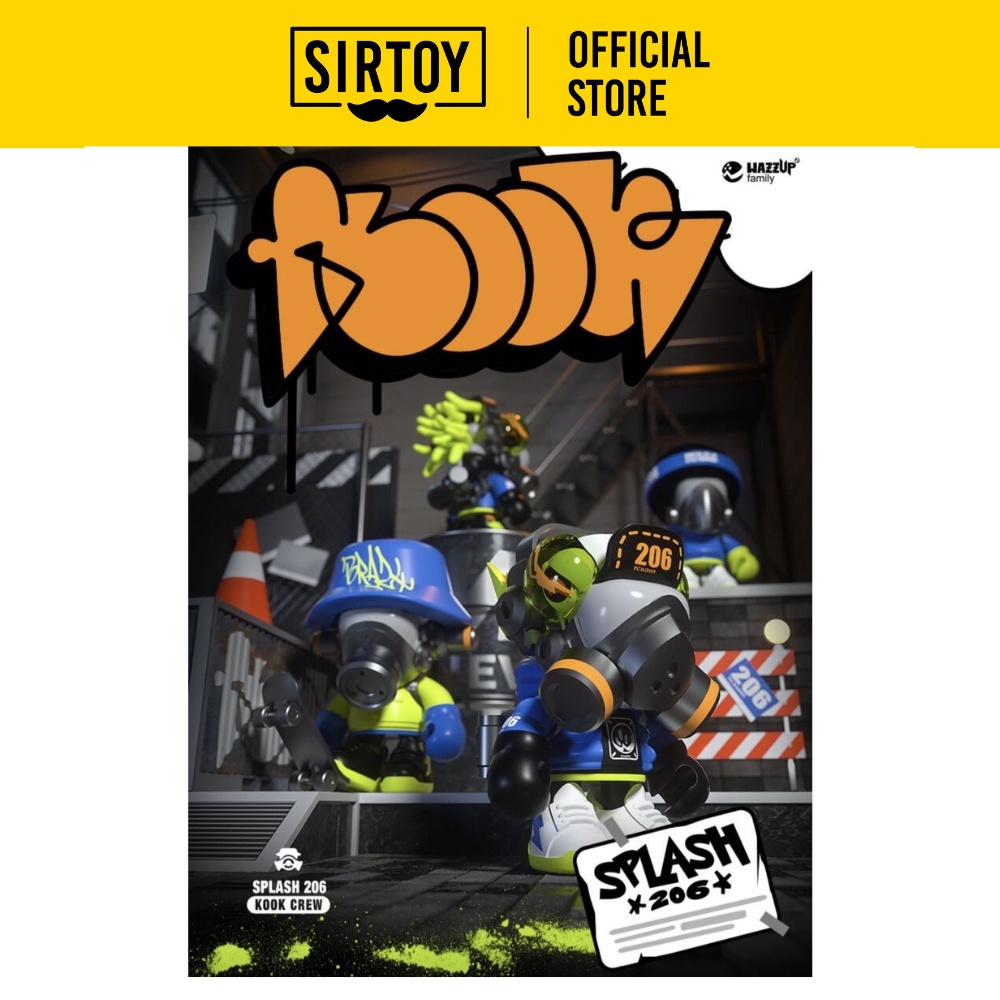 LAM TOYS WAZZUP Baby Chameleon 9th Series Blind Box 变色龙第9代涂鸦龙系列盲盒 ...