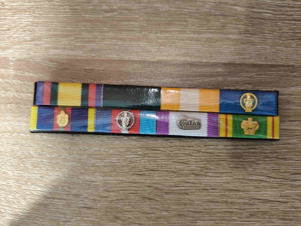 Malaysia Scouts Ribbons Bar PPL/PPB/SKKPN/PPM100/KL100/JAMBOREE SABAH ...