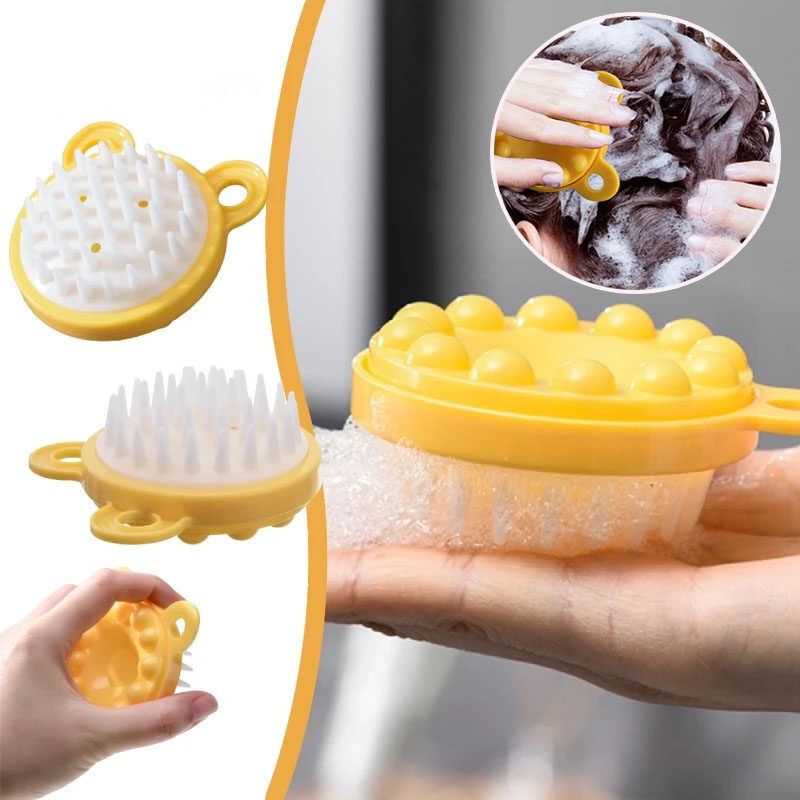 Multifunction Cute Scalp Massage Comb /Soft Silicone Body Shampoo Brush ...