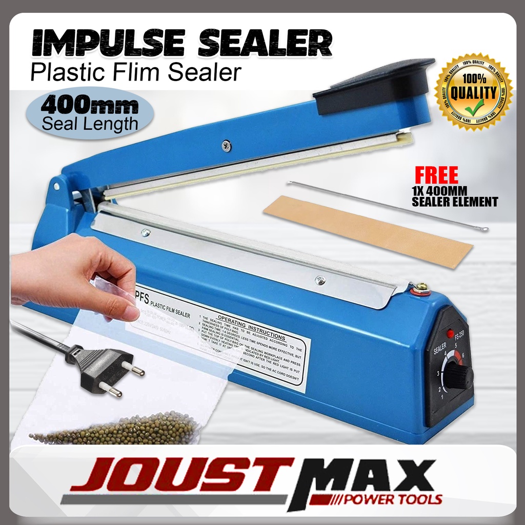 PFS-400 Impulse Sealer Machine Plastic Sealer Sealing Machine Seal ...