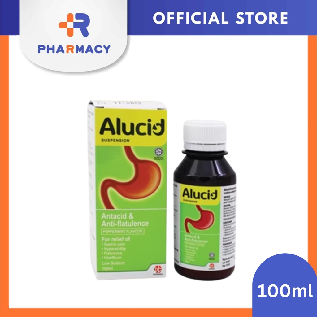 R Pharmacy | Alucid Suspension 100ml | Shopee Malaysia