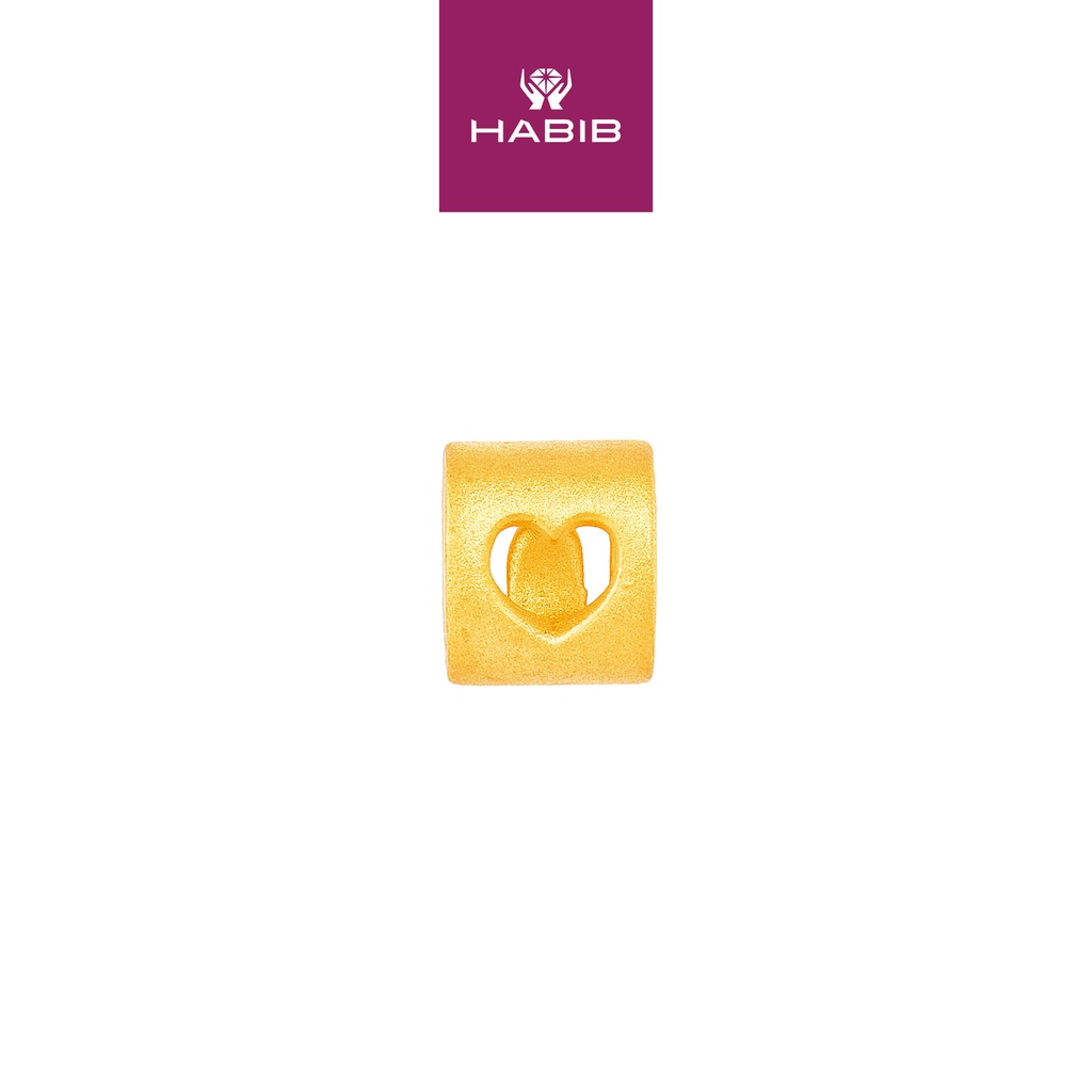HABIB 999/24K Yellow Gold Alphabet Charm WWCM | Shopee Malaysia
