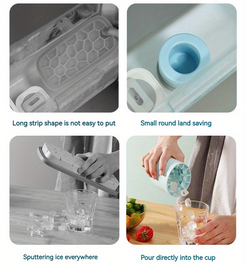 Make Perfectly-Shaped Ice Cubes with This Easy-Release Silicone Ice ...