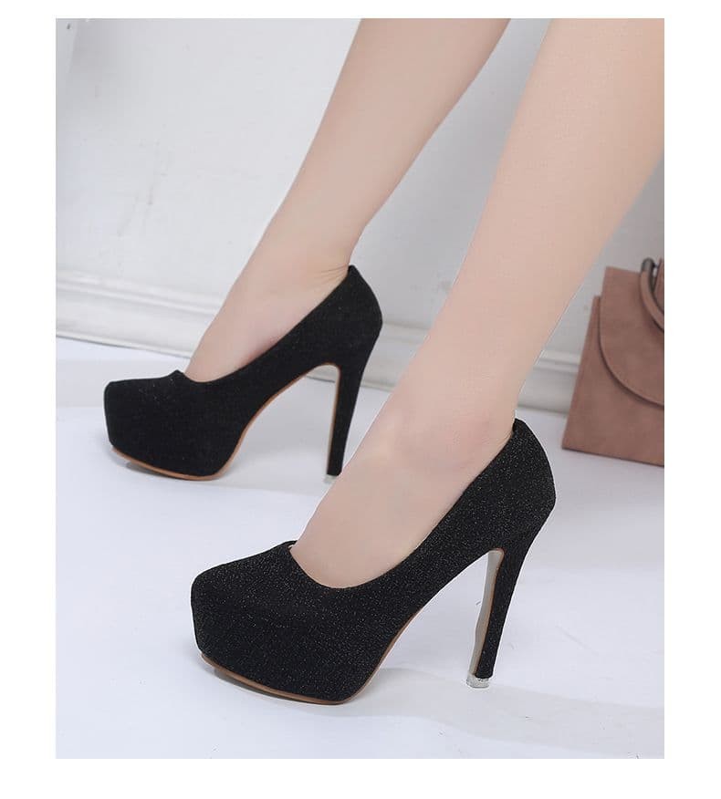 Fashionhomez 8207-A Tiara Stiletto Wedding Heel ( size 38 ) | Shopee ...