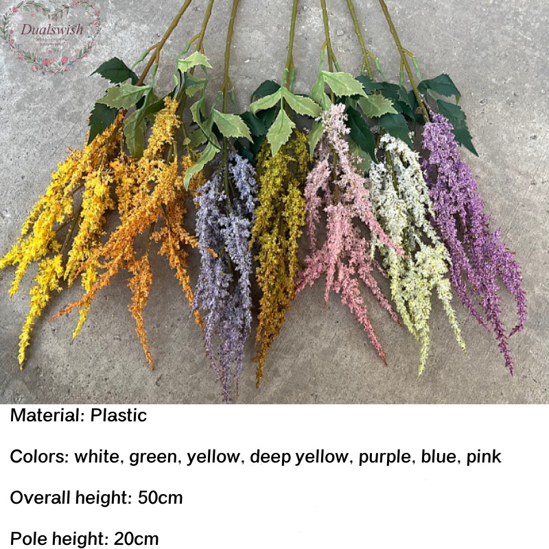 Dualswish Foam Spike Bouquet Simulated Grain Artificial Flower ...