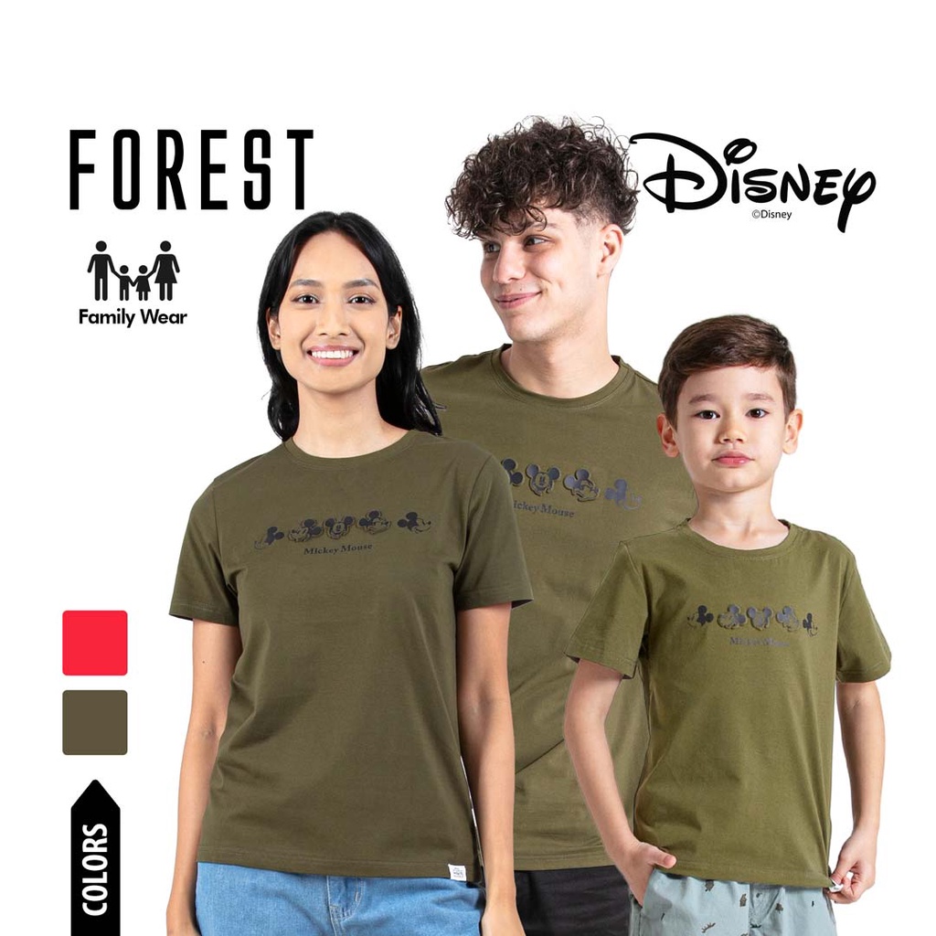 Forest x Disney 3D Mickey Effects Round Neck Tee Family Tee FW20081 ...