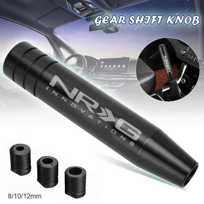 NRG Manual Aluminum Car Gear Knob Long Stick Shifter Shift Lever For ...