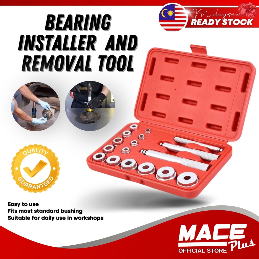 Heavy Duty 17pcs Aluminium Small Wheel Bearing Race Installer and ...