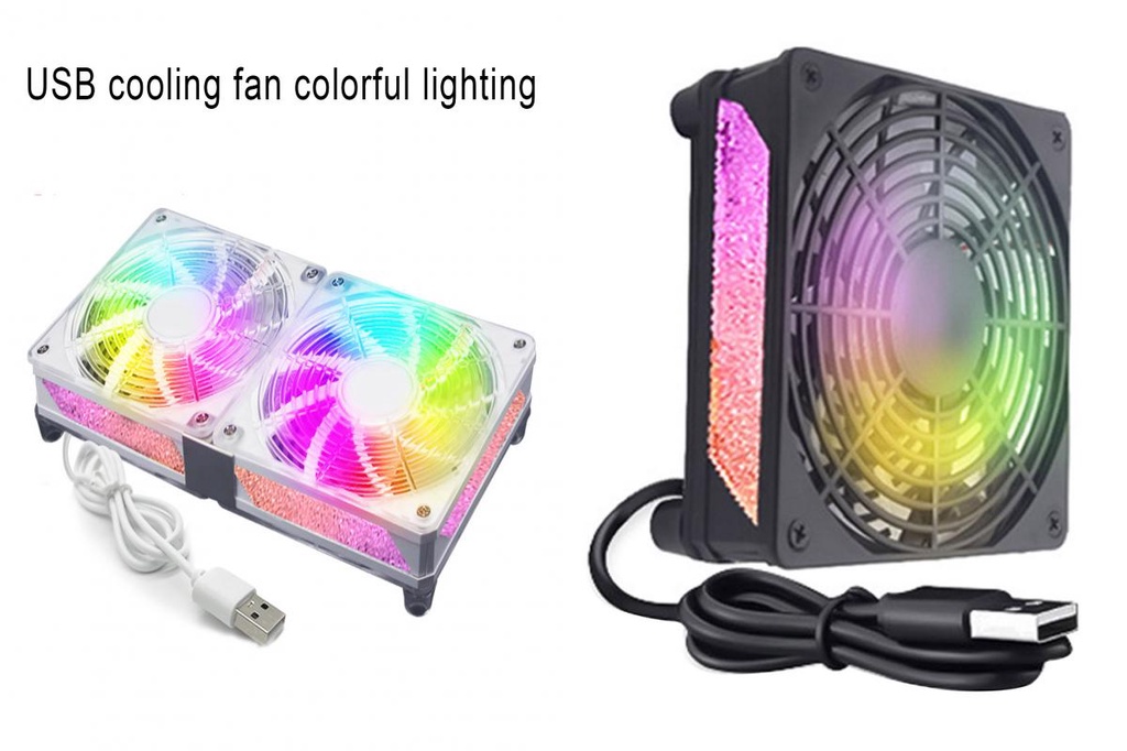 Quiet Fan Mini Usb Computer Cooling Fan for Android Tv Box Router Quiet ...