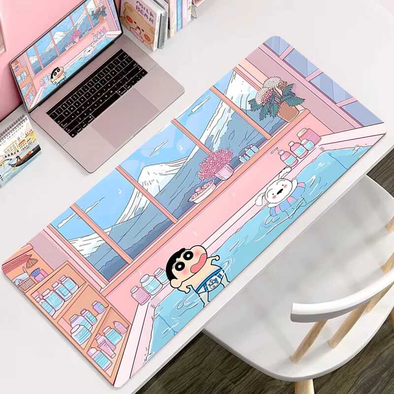 Anime Table Mat C-Crayons S-Shin-chans Kawaii Laptop Mouse Pad Gaming ...