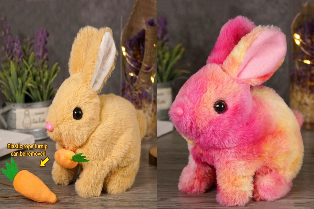 largesize| Bunny Toys for Kids Electronic Rabbit Toy Interactive ...