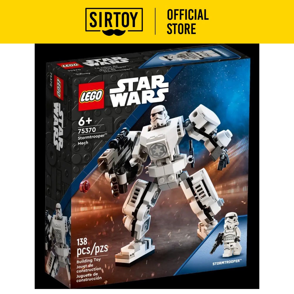 LEGO Star Wars 75370 Stormtrooper Mech (138 Pieces) | Shopee Malaysia