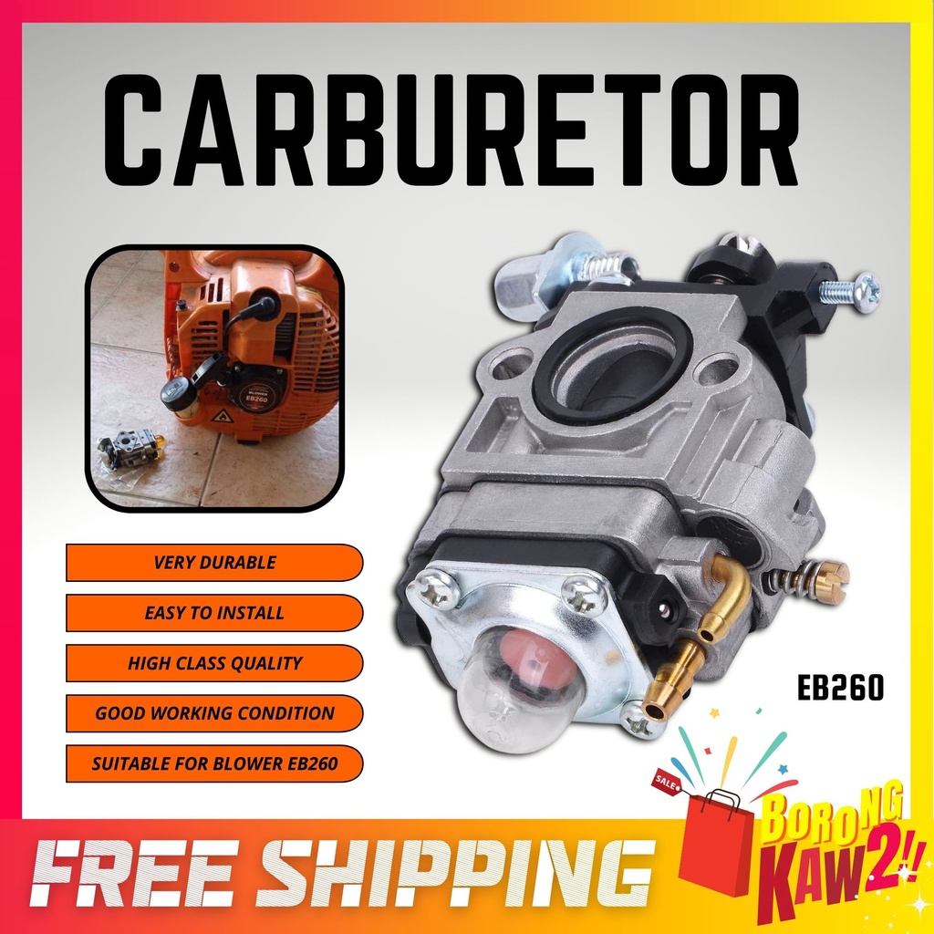 Heavy Duty EB260 Carburetor Carb Hand Blower Leaf Blower Fuel Pam ...