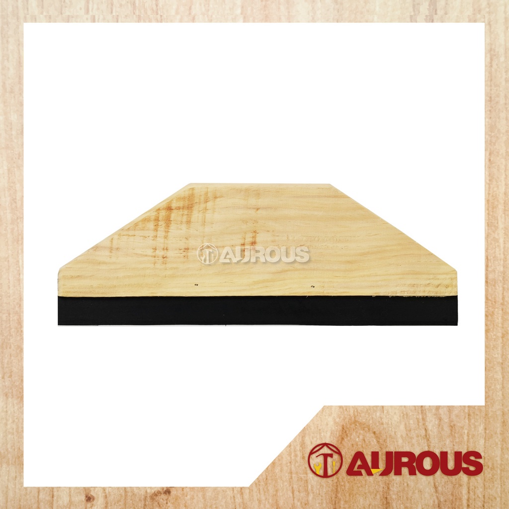 BIG RUBBER SCRAPER WITH WOOD HANDLE SOFT WALLPAPER SCRAPER SQUEEGEE ...