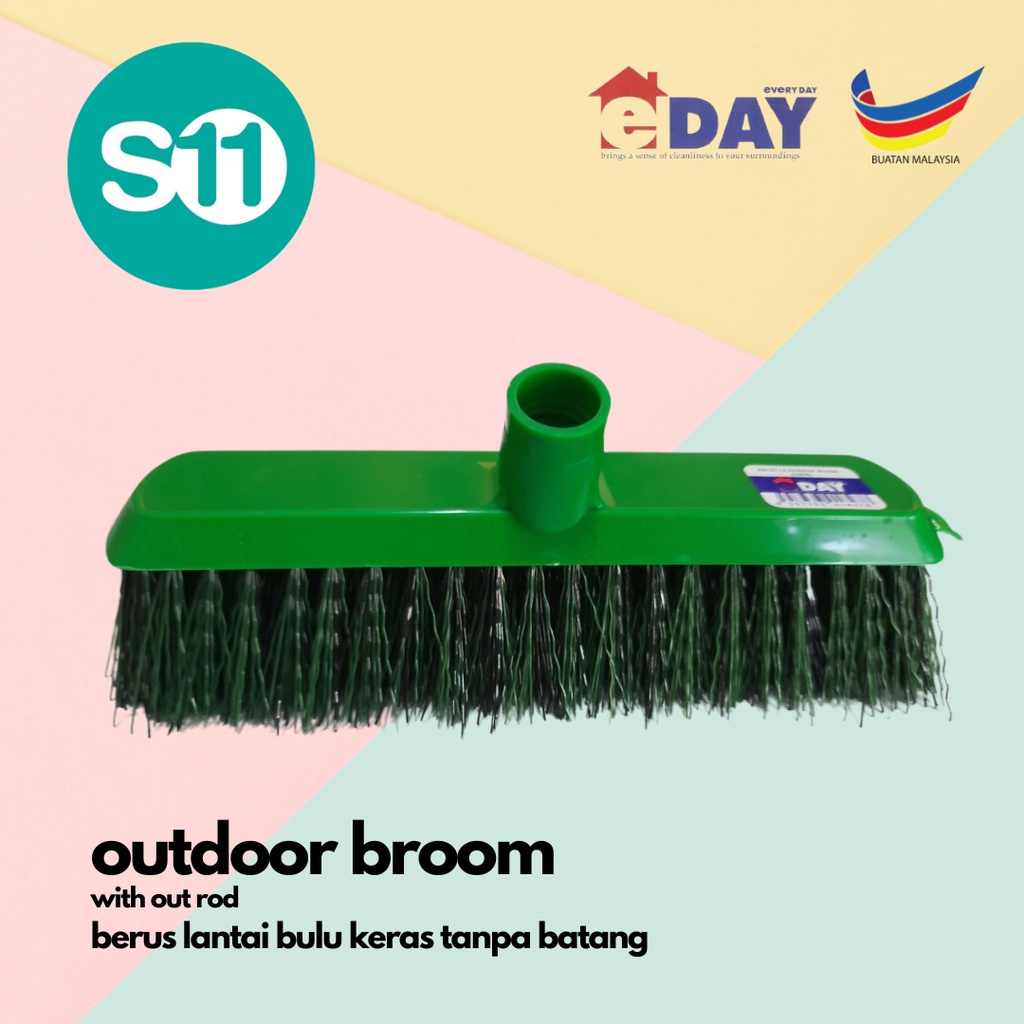 S11 x Eday EBI10116 OutDoor Broom 1804/ Penyampu Lantai Berus Keras ...