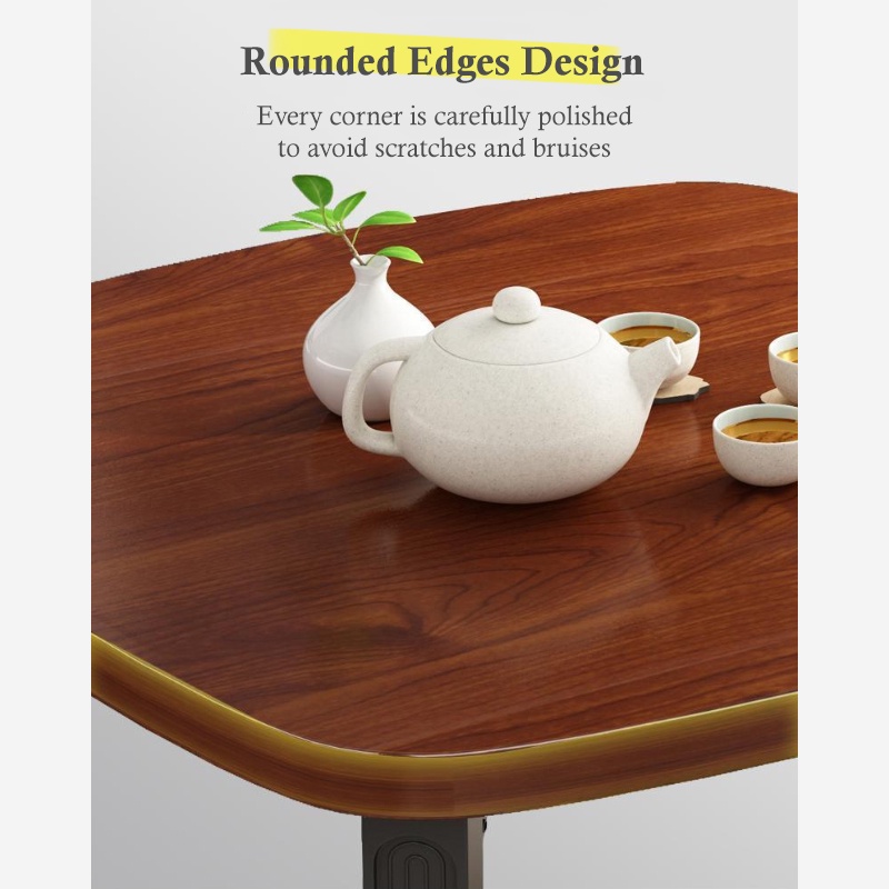 GDeal 80cm Folding Small Square Table Bed Desk Writing Computer Desk ...