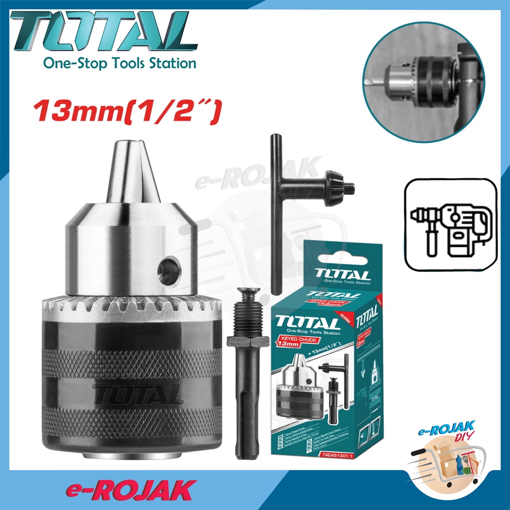 Total Key Chuck With Adaptor带适配器的总钥匙卡盘 | Shopee Malaysia