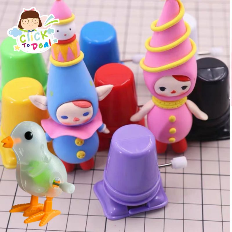 CTD DIY Kids Craft Winding Toy Air Dry Clay Craft Material Accessories ...