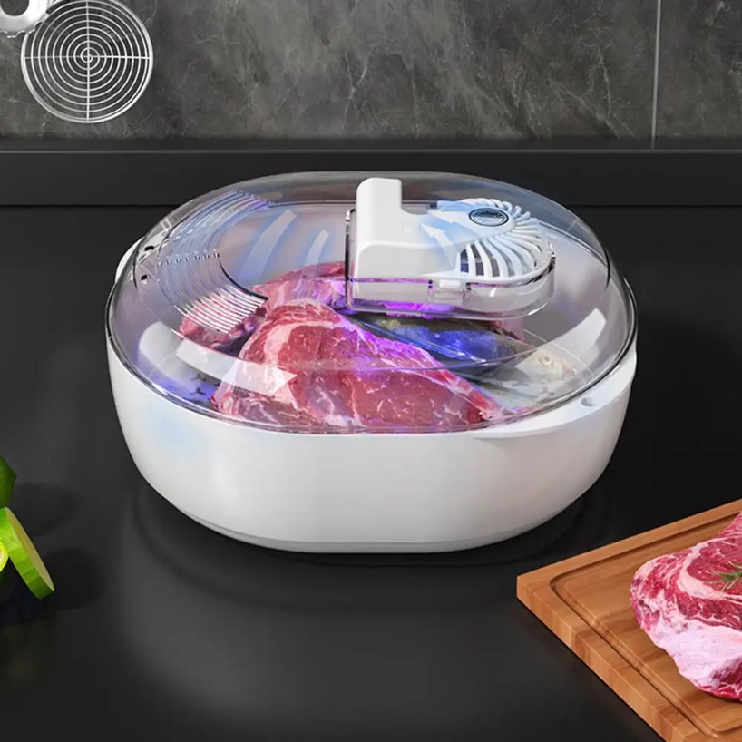 6 IN 1 Multi-Functional Defroster Kitchen Thawer Fast Food Thawing Box ...