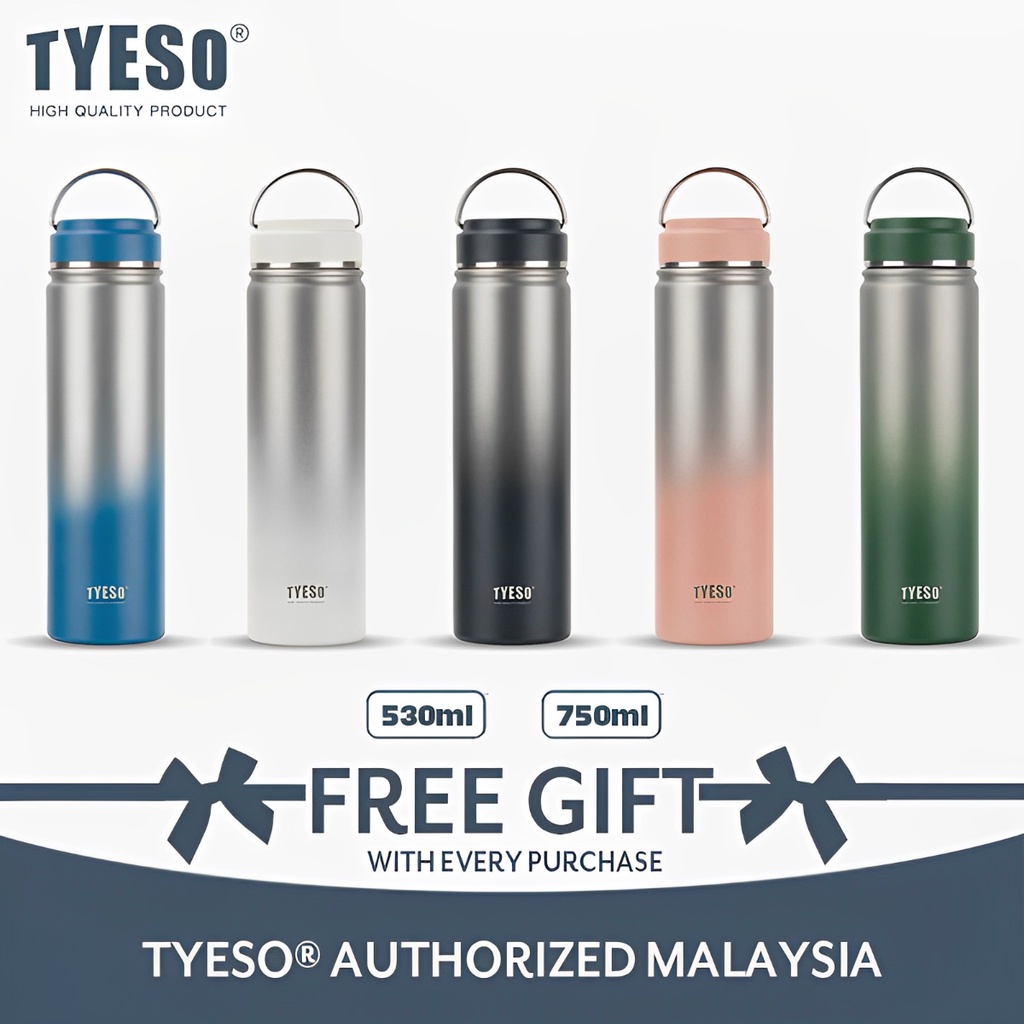 [Final Batch] TYESO 304 Keep Cold And Hot Vacuum Insulated Tumbler (530ml/750ml) TS-8852/TS-8853 ...