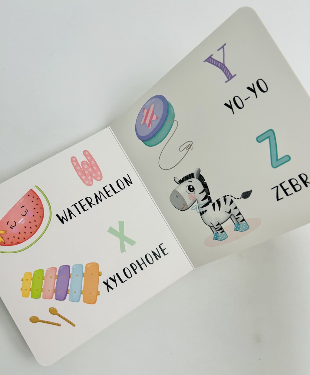 First Steps Alphabet Board Book For Toddlers To Learn ABC With ...