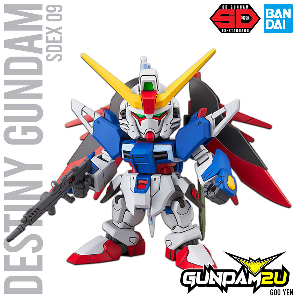 BANDAI SDEX 09 Destiny Gundam - SD Gundam EX-Standard STD Gundam Seed ...