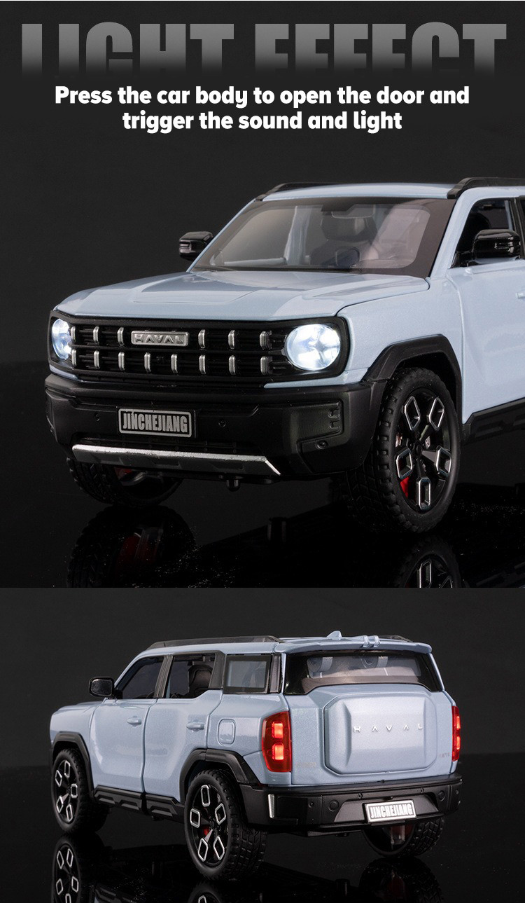 KLT 1:24 Haval X DOG Suv Diecast Model Car Alloy Cars Toys Collection ...