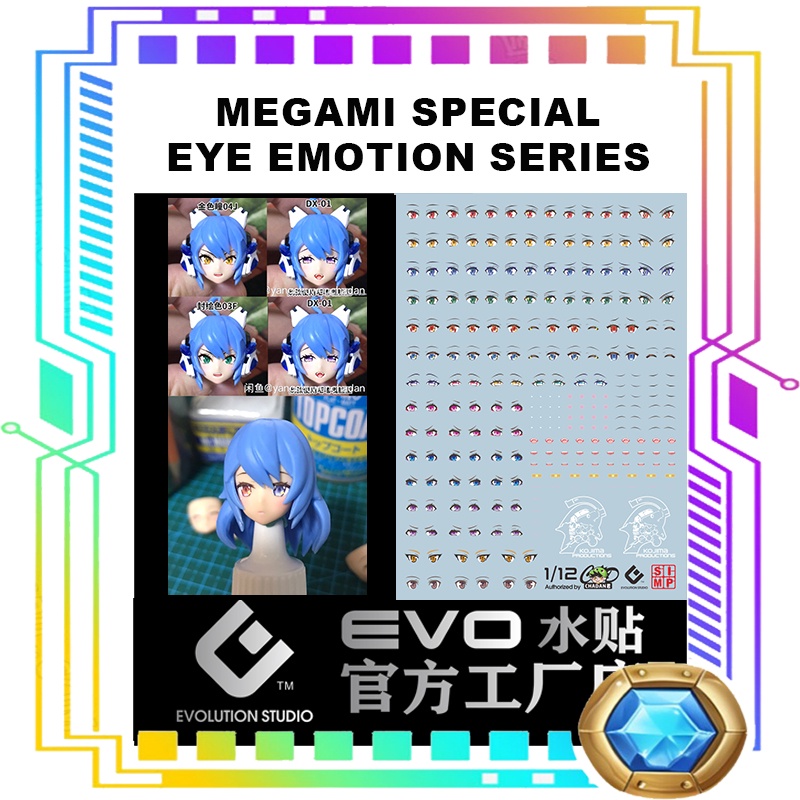 MEGAMI EYE 30MS GIRLS EYE DECAL | Shopee Malaysia