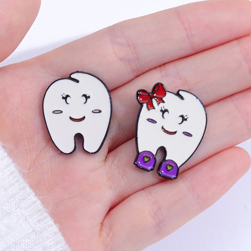 40 Styles of Teeth-protecting Enamel Brooches, Toothbrushes, Toothpaste ...
