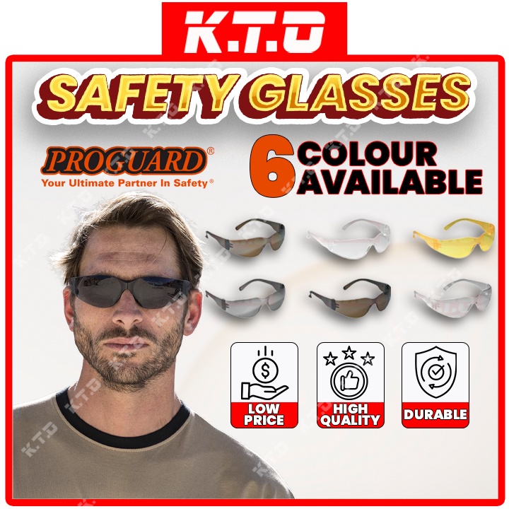 Proguard Safety Glasses Eye Protective Anti Impact Factory Work Sports ...