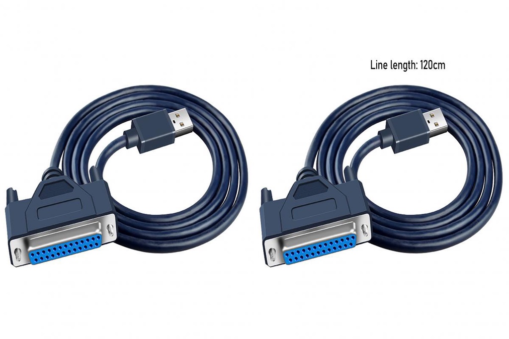 HUARMEY Safe Printer Cord for Small Ticket Printer Bi-directional USB ...