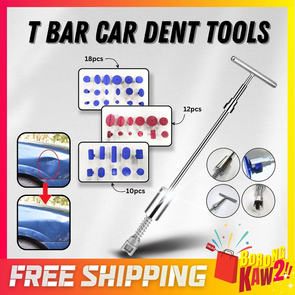 Repair Puller Kit Tools Portable T Bar Car Dent Tools Baiki Kemek ...