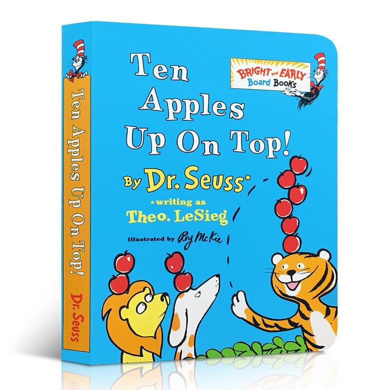 milu Original English Gift Audio Ten Apples Up on Top Board Book Dr ...