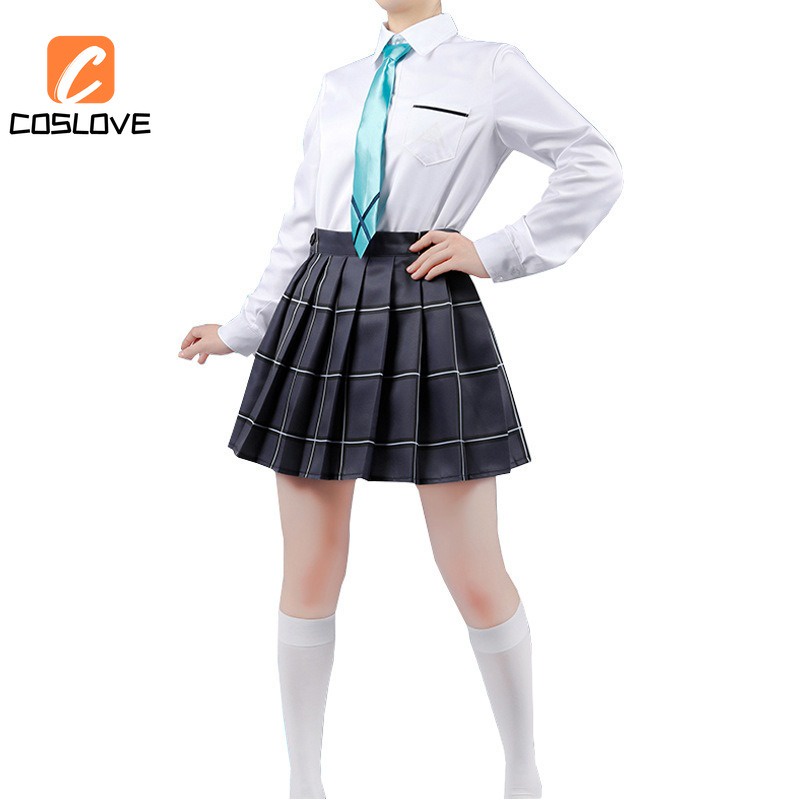 Anime Blue Archive Sunaokami Shiroko Cosplay Full Set Costume Suit For ...
