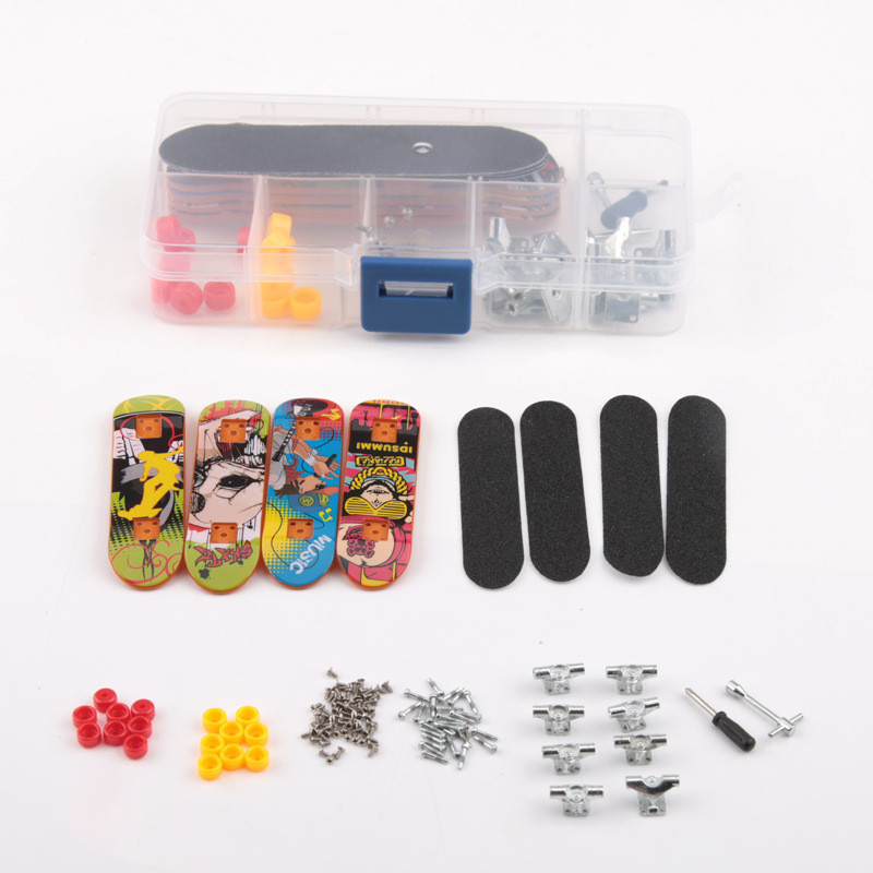 Wooden Fingerboard DIY Finger Scooter Finger Skate Kits Board Maple ...