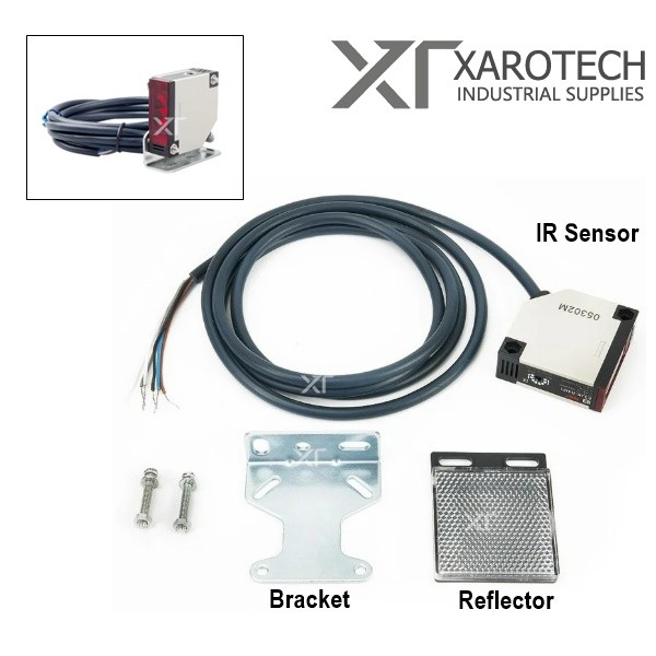 220V / 12V to 24V E3JK-R4M1 Infrared Photoelectric Switch Sensor Set ...