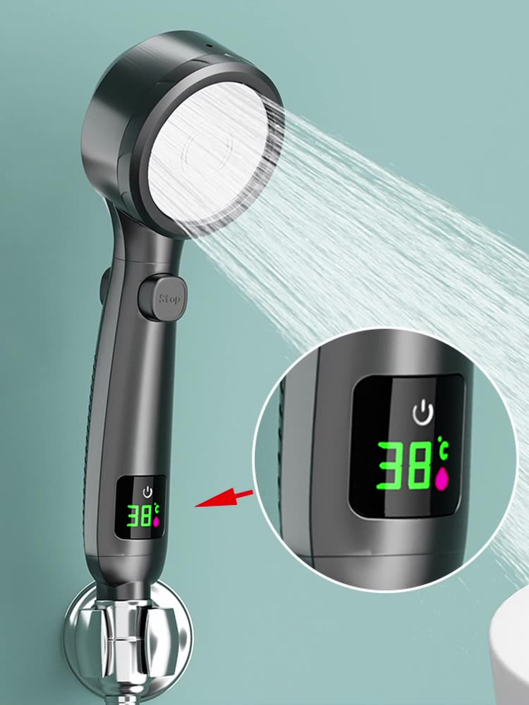 High Pressure Handheld Bathroom Shower Head Water Saving Showerhead ...