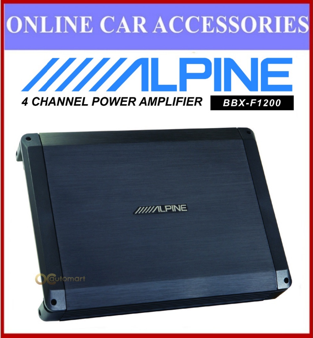 ALPINE BBX-F1200 4 CHANNEL AMPLIFIER | Shopee Malaysia