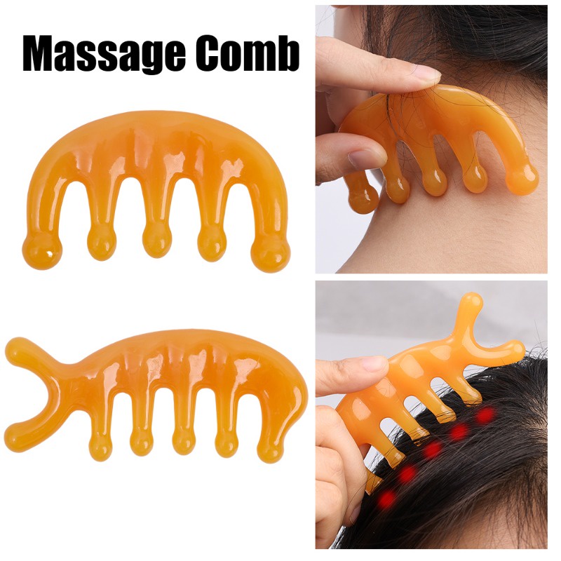 Five-Tooth Meridian Massage Comb Handleless Chinese Acupuncture Head ...