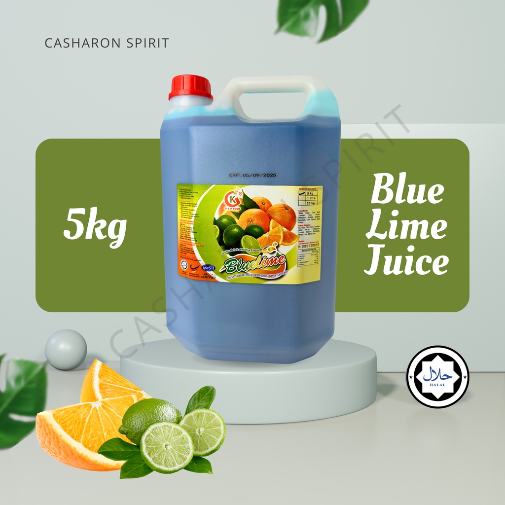 5kg Concentrate Bluelime Juice (4L) | Shopee Malaysia