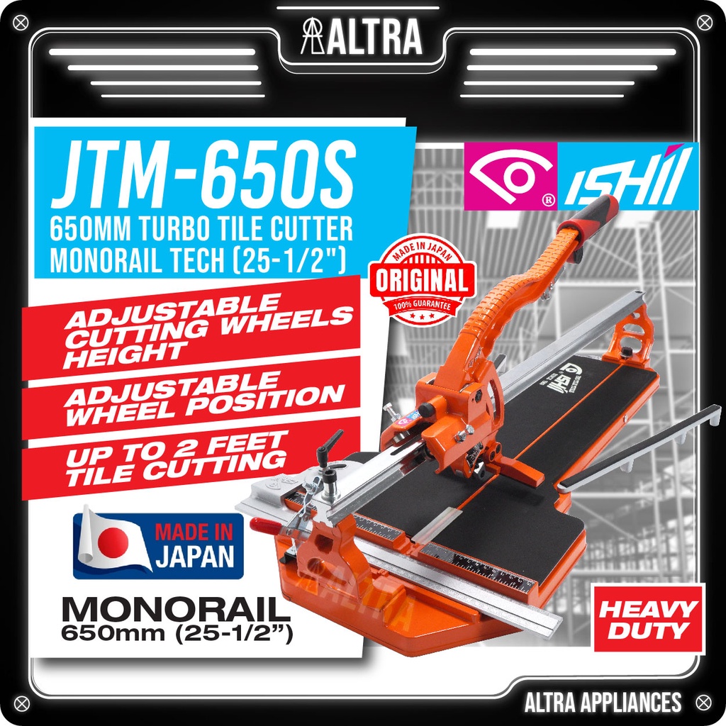 🔥 Japan Made 🔥 ISHII JTM-650S TILE CUTTER 650MM /ISHII JUBIN CUTTER (25 1/2") | Shopee Malaysia
