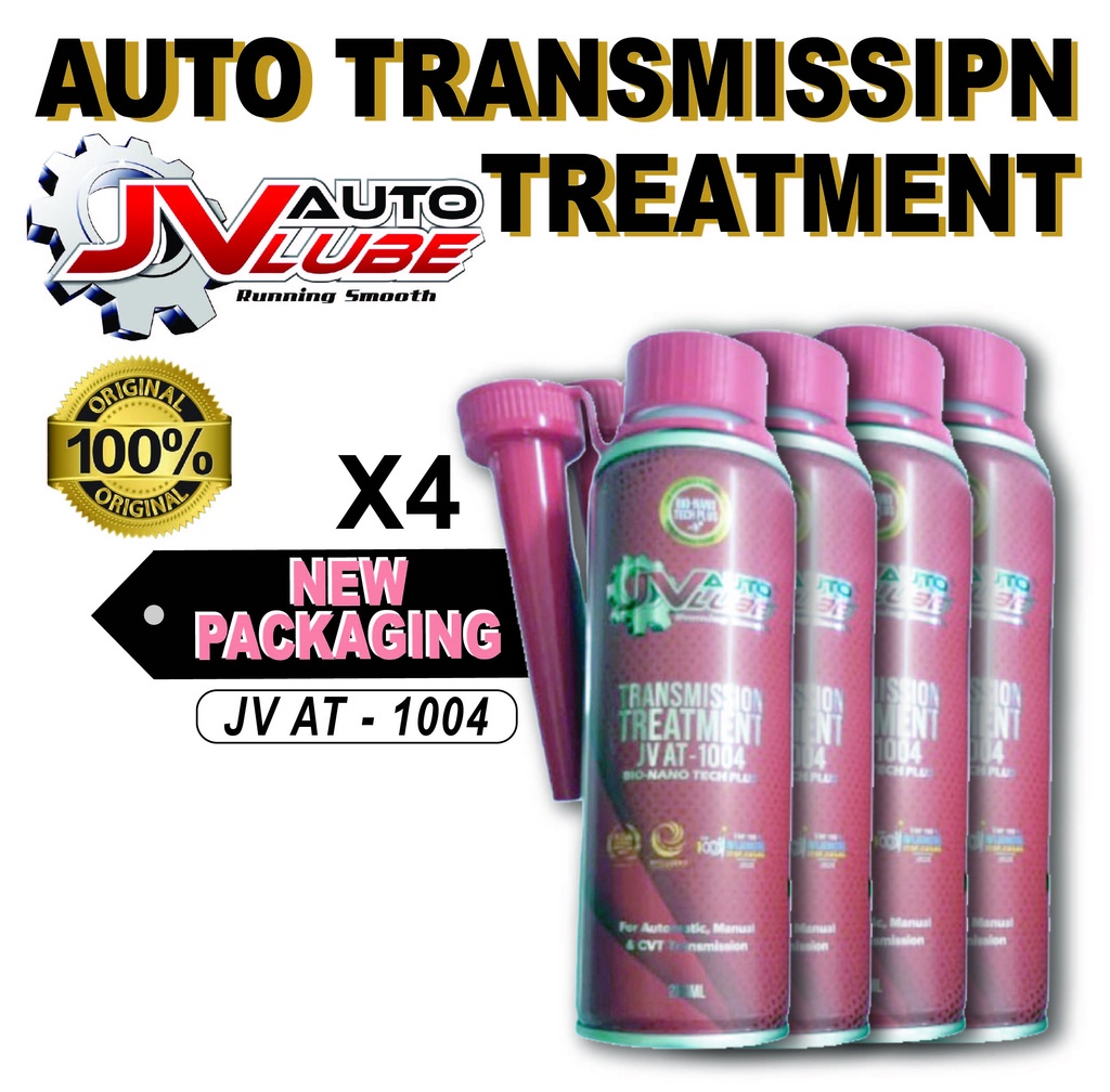 4 Bottle JV Auto Lube Auto Transmission Treatment Gearbox Treatment ATF ...