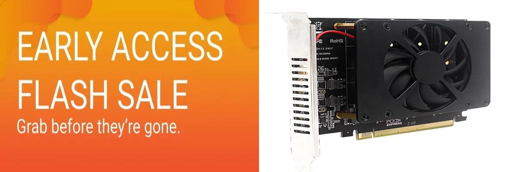 [Ready Stock] High-performance and Stable 4-disk Ssd Array Card ...