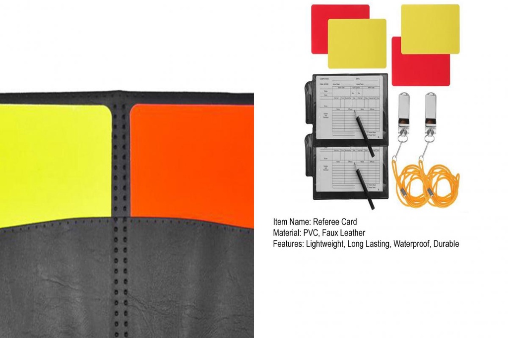 SPM Soccer Yellow Card Professional Football Referee Cards Set Red ...