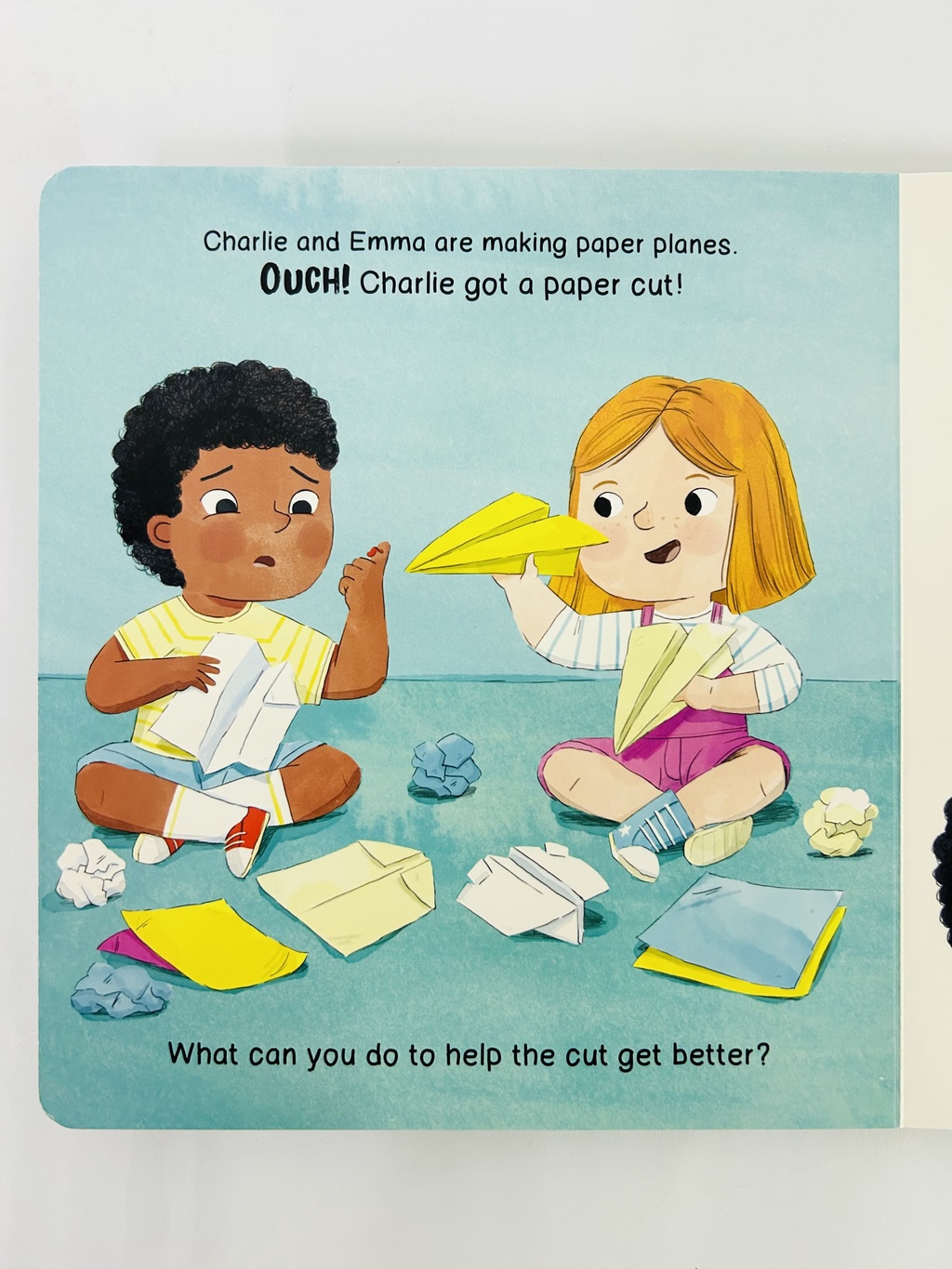 Boo Boo Board Book For Kids Learn To Treat Minor Injuries With 36 ...