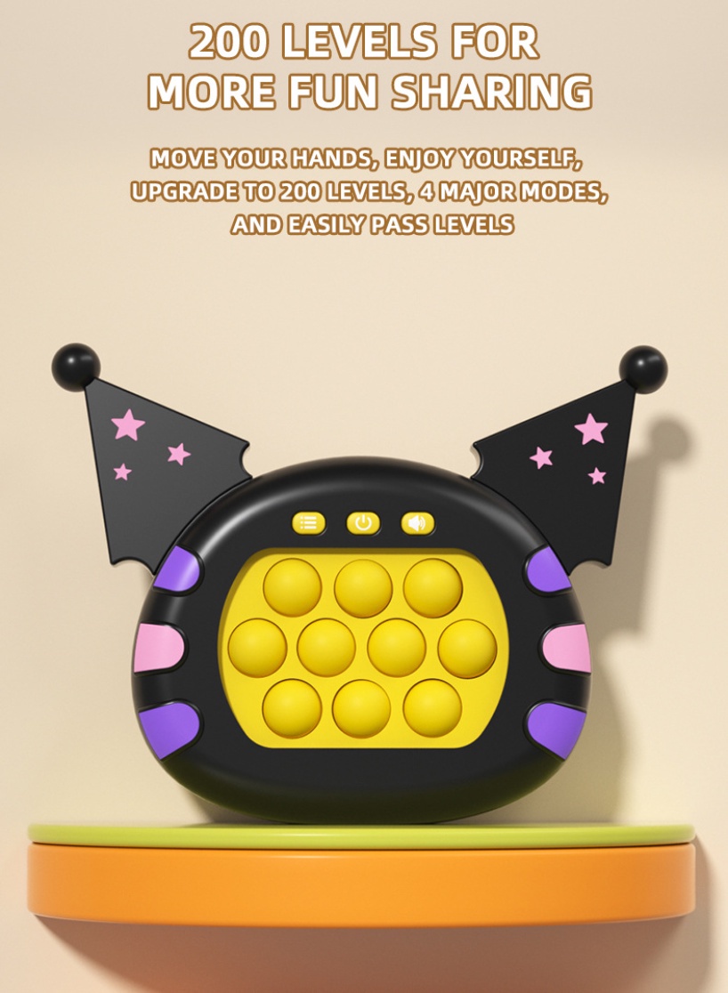 200 Levels Kuromi Quick Push Game Cinnamoroll Pochacco Pop It ...