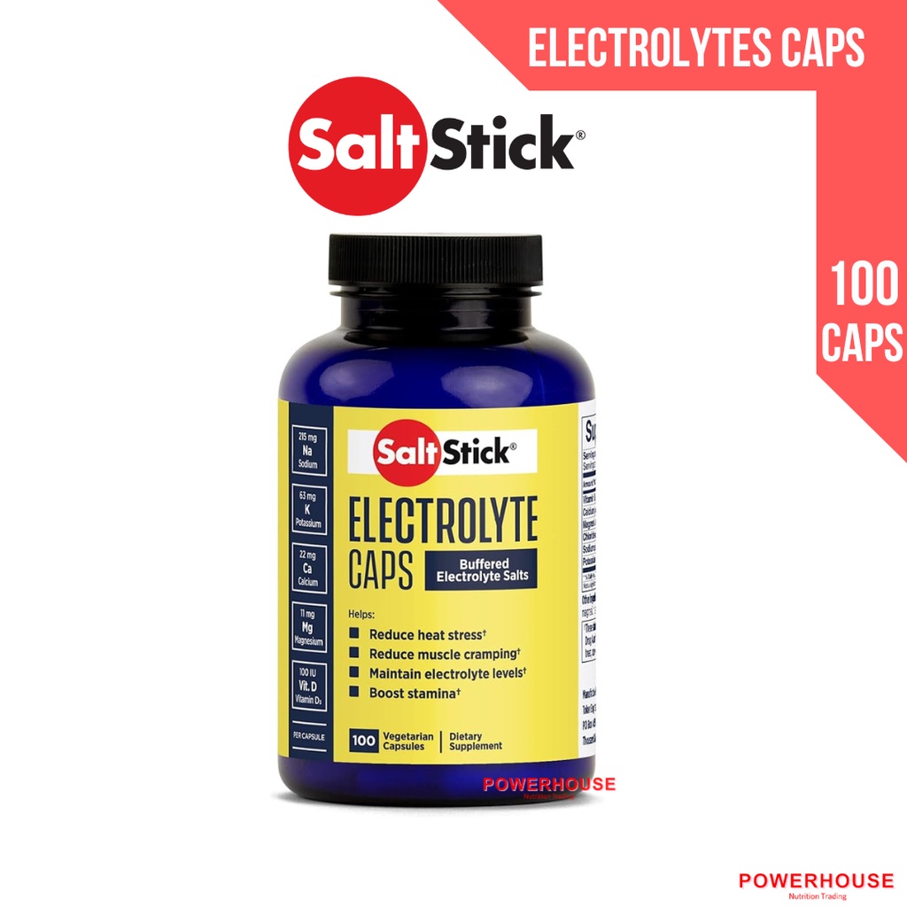 SaltStick Caps - 100 caps [Electrolyte, Stamina, Reduce Muscle Cramp ...