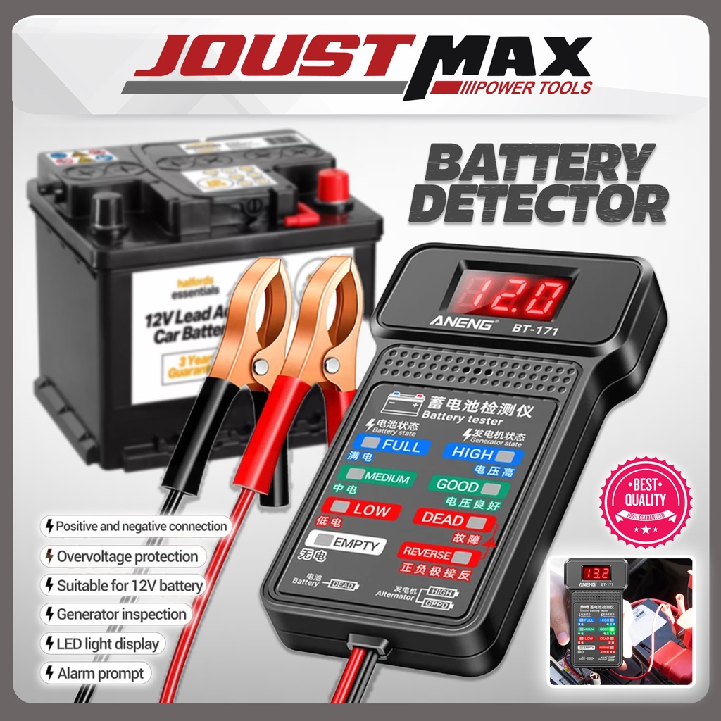ANENG BT171 12V Battery Tester For Car Battery Tester Digital Cek ...